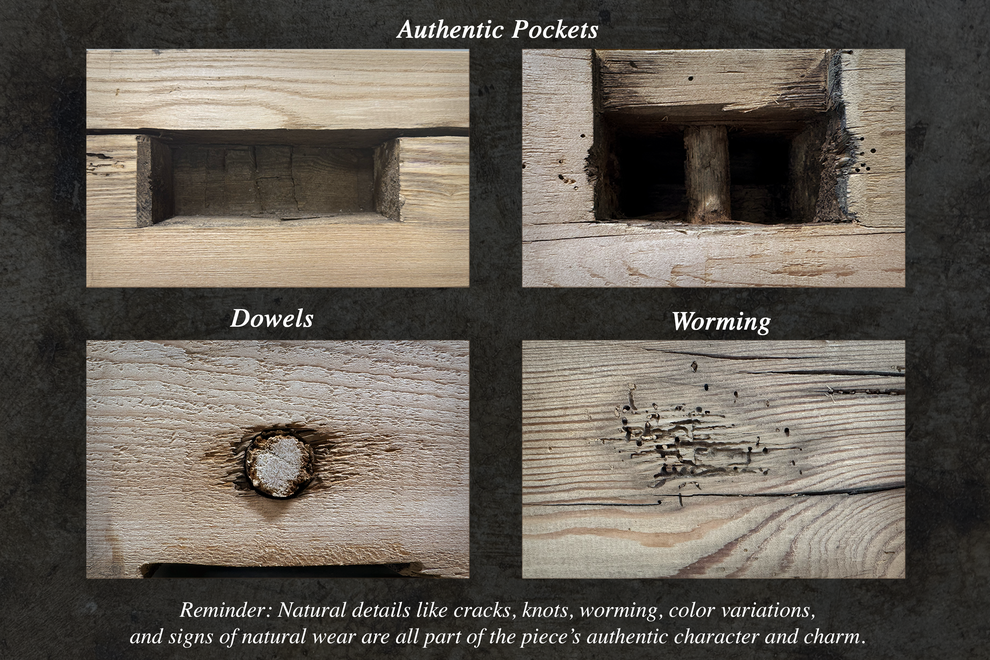 Full Mill Reclaimed Wood Mantels with Raw, Rustic Texture – Beam and ...